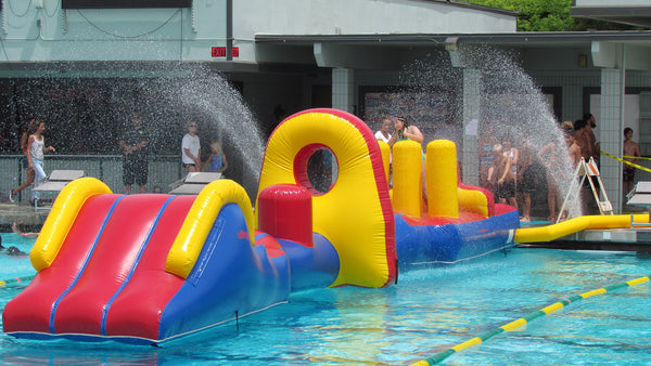 Mighty Medley Inflatable Aquatic Obstacle Course – Aflex Inflatables