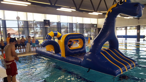 My Little Dragon Inflatable Pool Obstacle Course – Aflex Inflatables