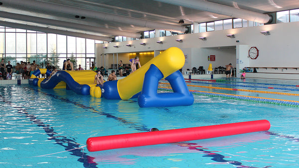 Inflatable Tubular Divider for Pools and Open Water – Aflex Inflatables